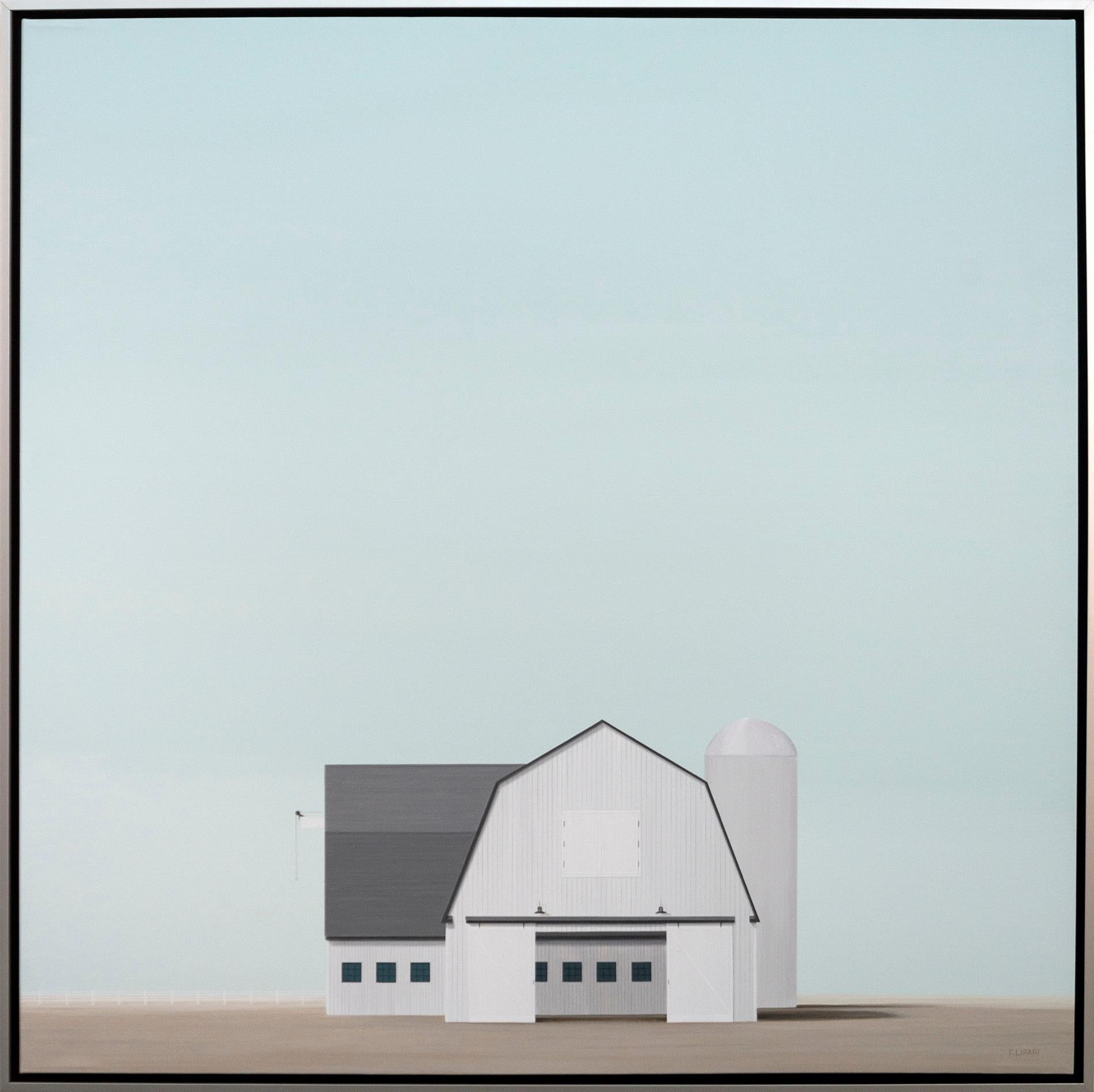 F. Lipari - Ranch - calm, cool, minimalist, realist, barn scene ...