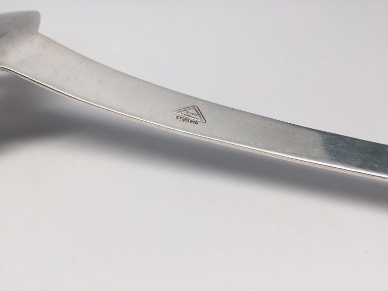 F. Ramirez Sterling Silver Pattern FMZ1 Salad Serving Set with Blossom ...