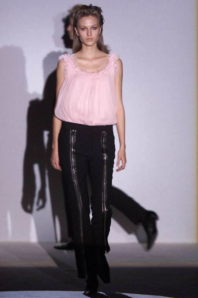 F/W 2001 Gucci by Tom Ford Black Tulle Sleeveless Shift Dress For Sale ...