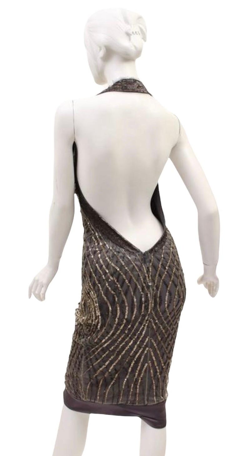 F/W 2005 Vintage GUCCI Sequin Embellished Dress by Alessandra ...