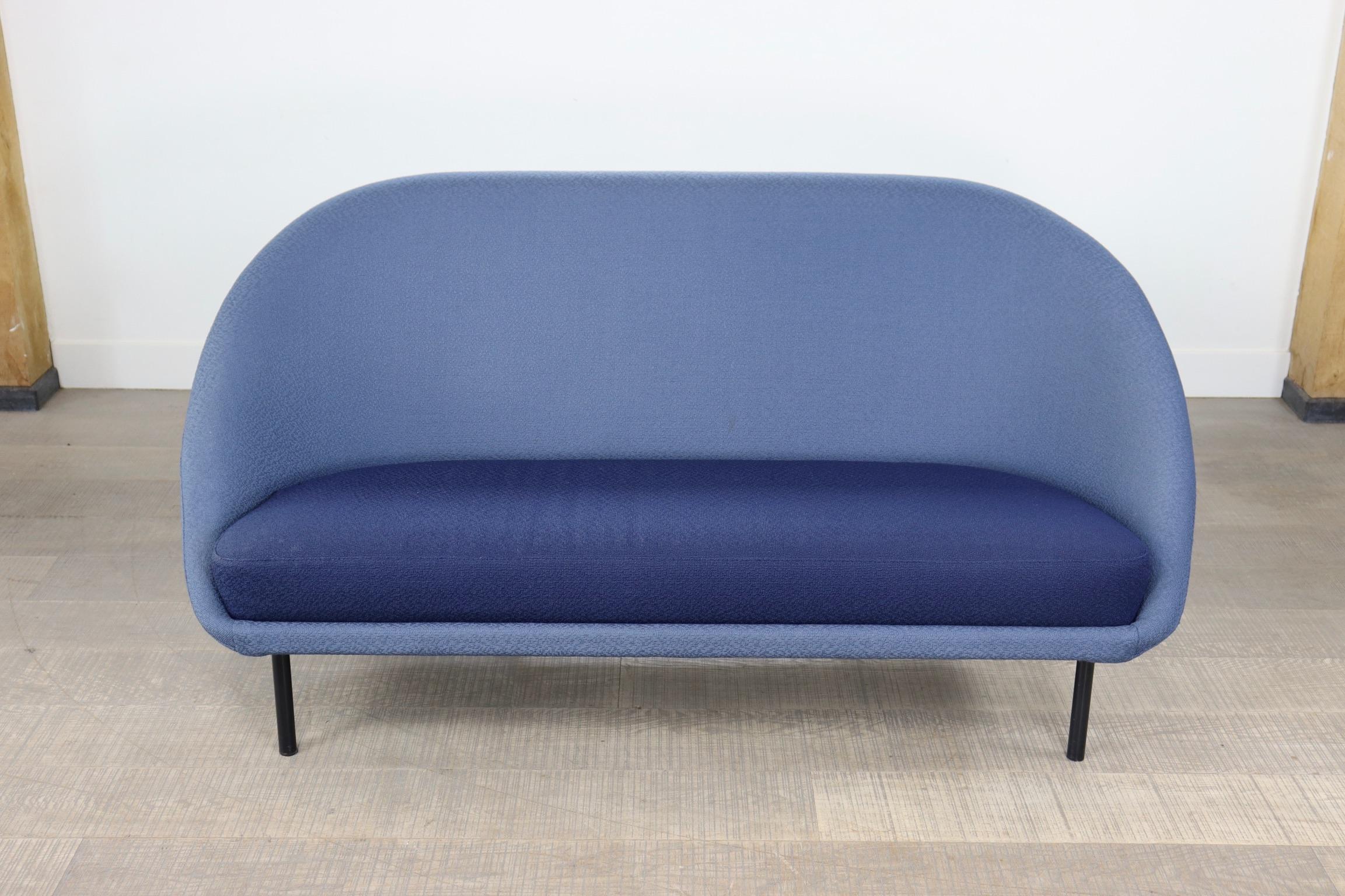F115 Sofa in blue by Theo Ruth for Artifort, Netherlands, 1958 For Sale ...