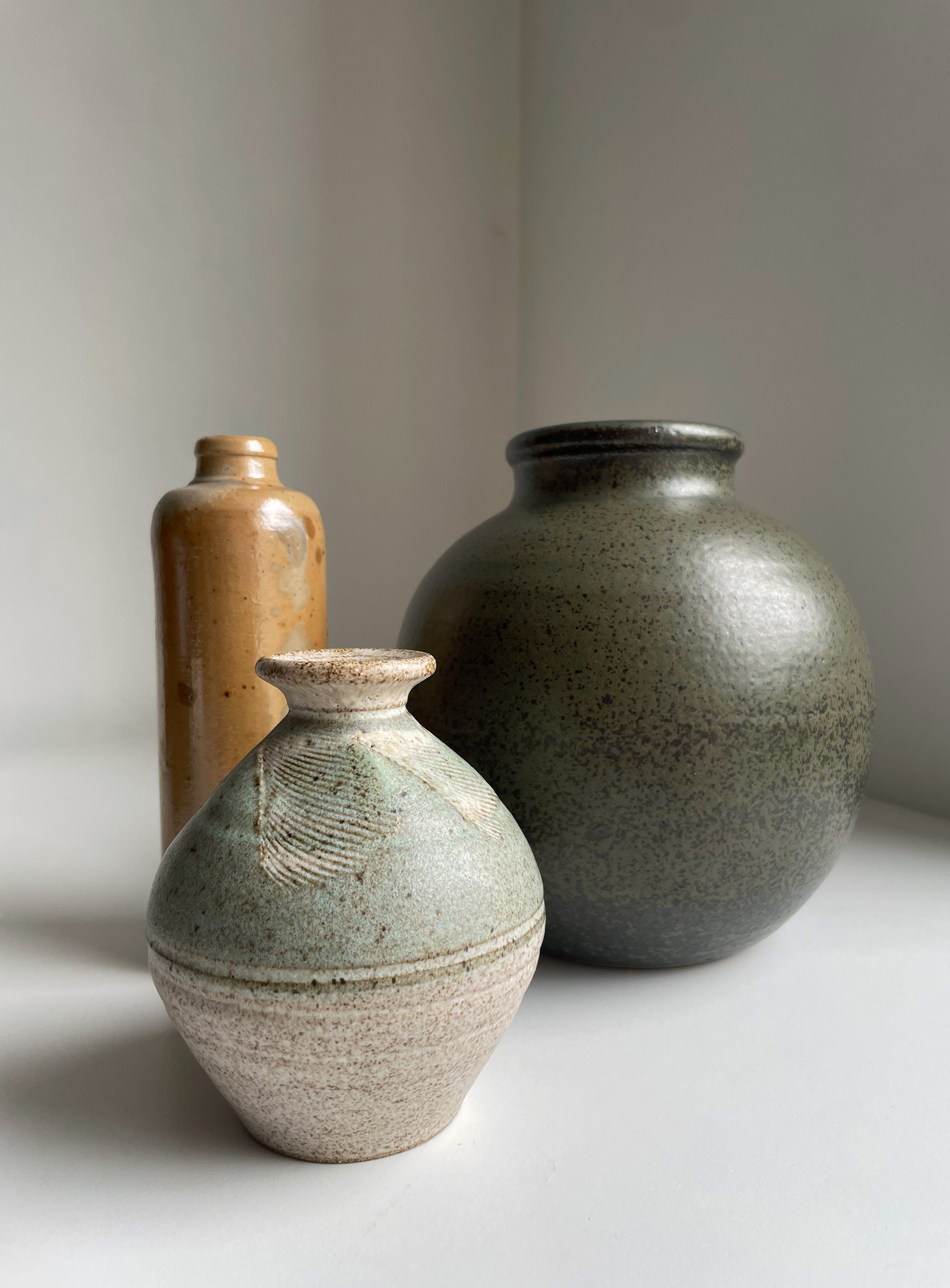 Light Blue Opalescent Glass Vase by Arthur Percy for Gullaskruf, 1952 ...