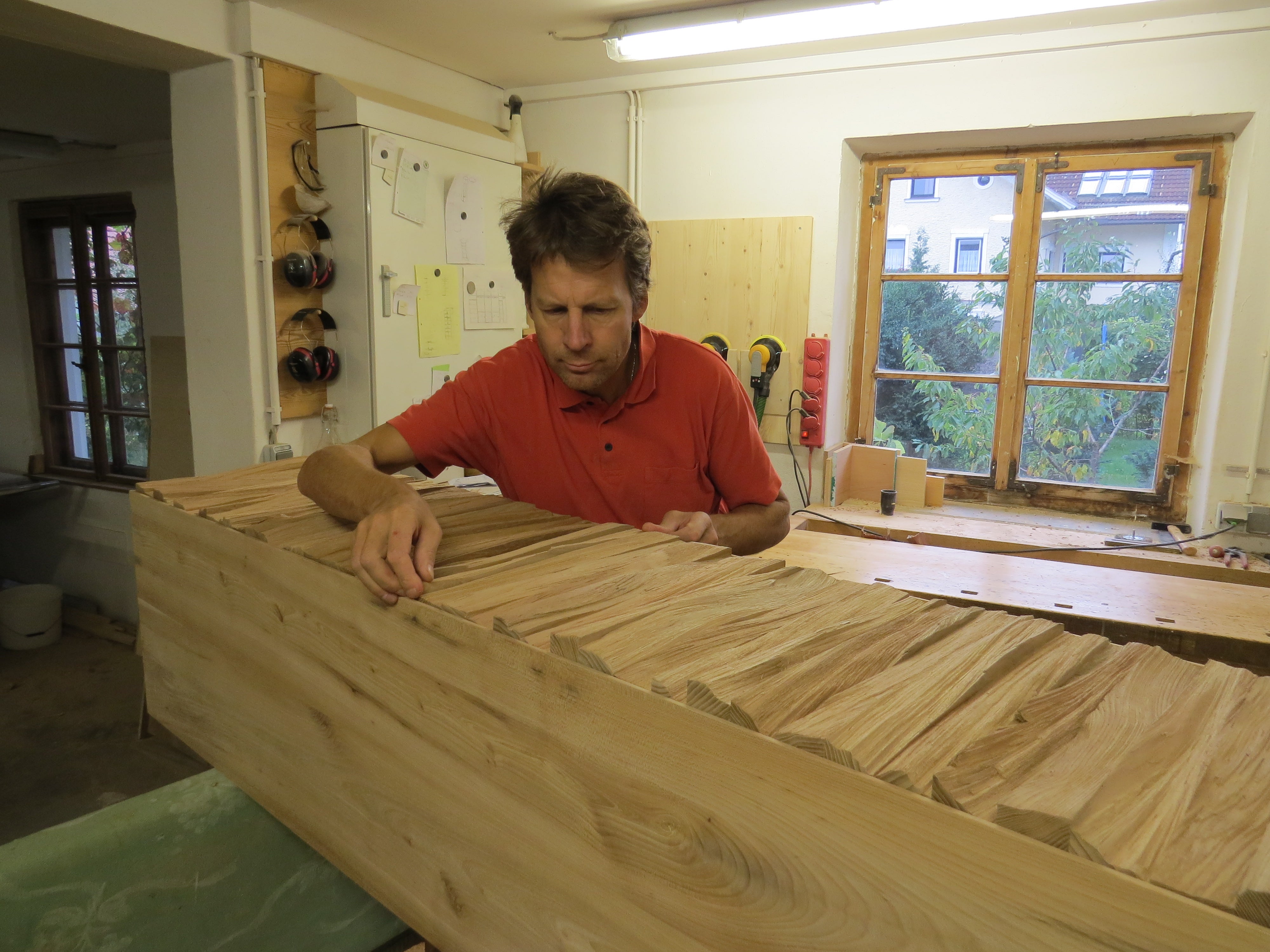 Drawers Chest of Drawers "Checkered" Massiv Walnut Handmade For Sale at ...