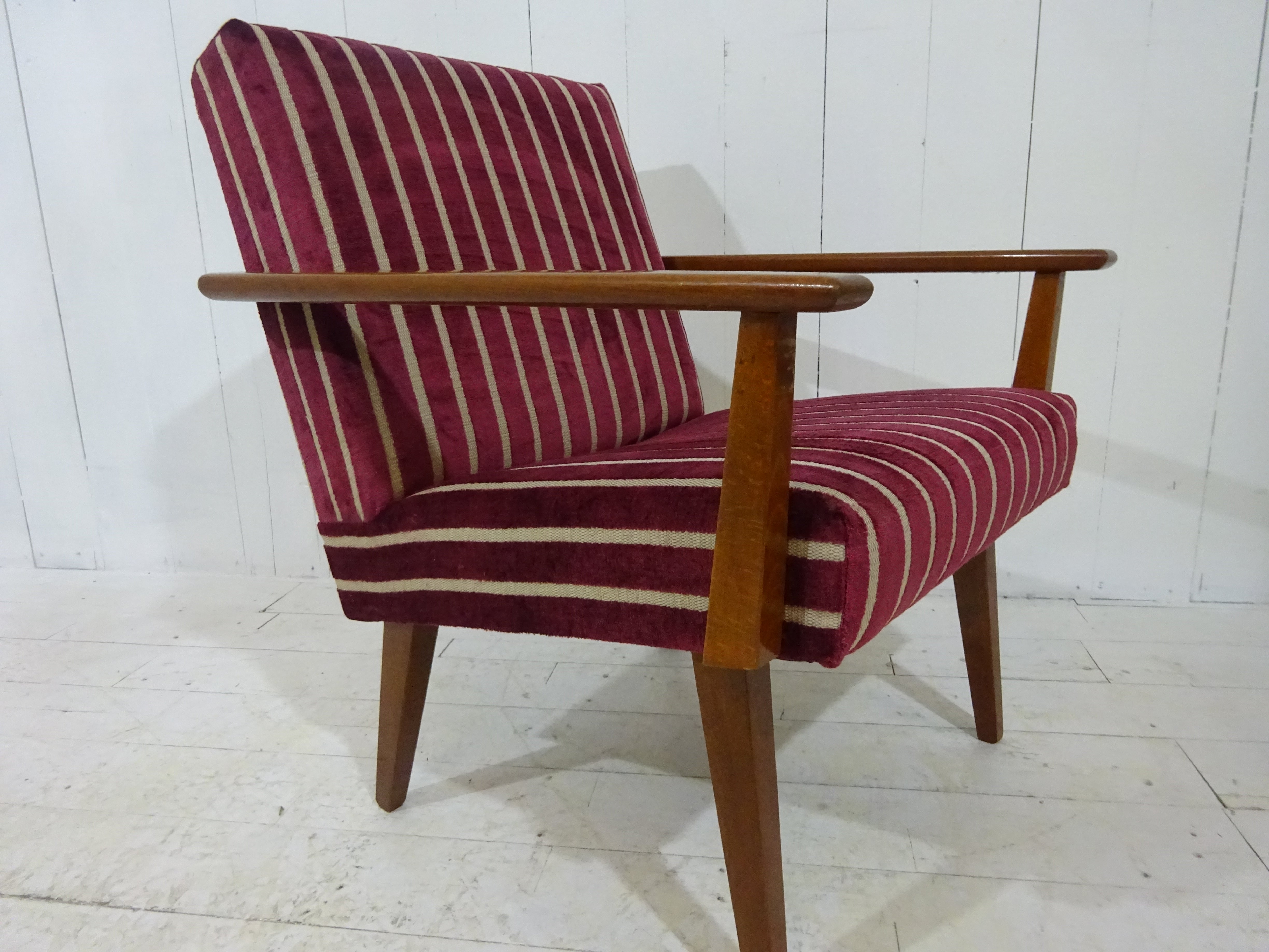 Limited Edition Singer Side Table with Aged Beech Slab Top at 1stDibs