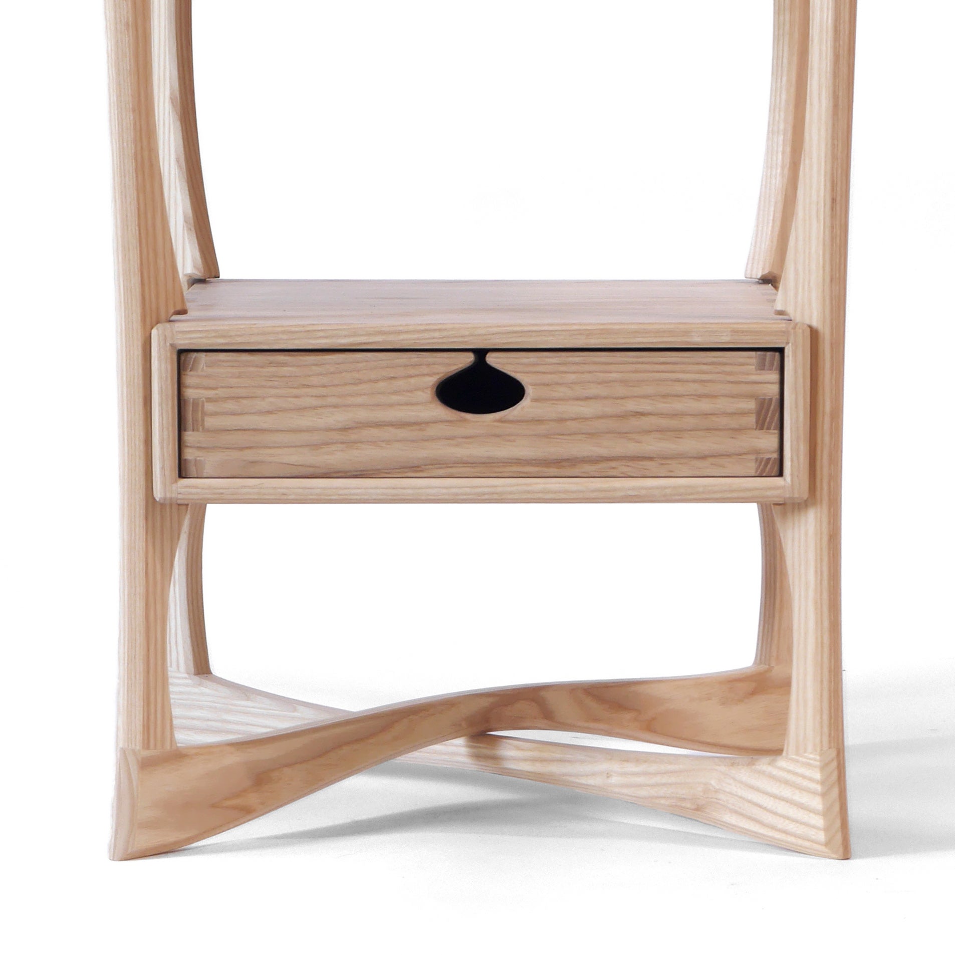 Walnut Cirrus Coat Rack, Modern Wall Mounted Hooks and Shelves by Arid ...