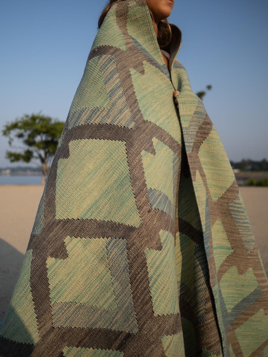 Vinatge Rust/Teal Persian Rug For Sale at 1stDibs | rust and teal rug ...