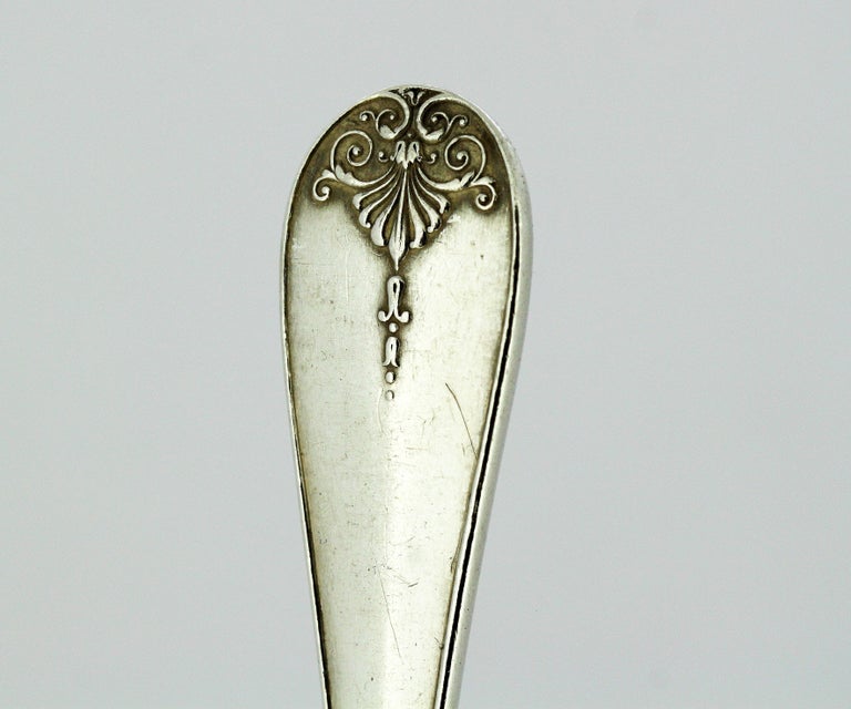 Fabergé Antique Russian Silver Tea Spoon, Late 19th Century at 1stDibs