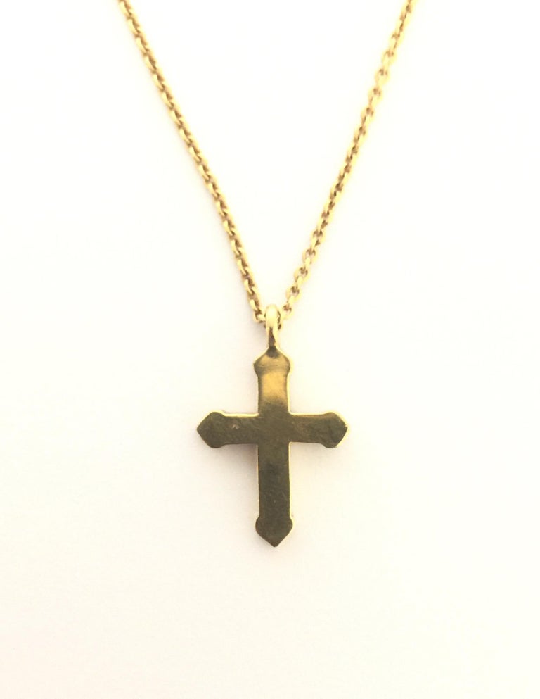 Modern Faberge Cross Necklace F2241BL at 1stDibs | faberge cross pendant