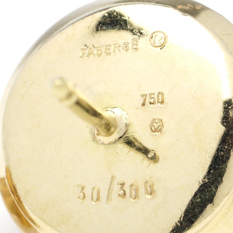 Fabergé Limited Edition 18kt Yellow Gold, Freshwater Pearl, Enamel and ...