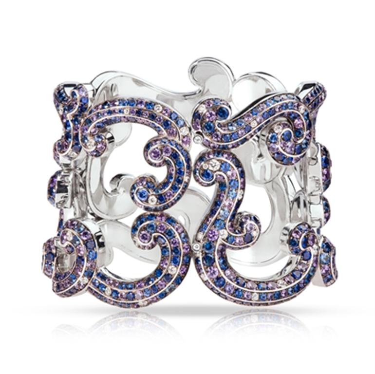 Fabergé Rococo Exuberant Lavender White Gold Bangle, US Clients For ...