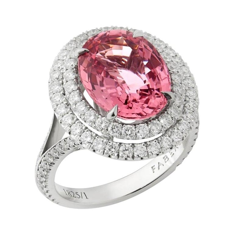 Customizable Fabergé Spinel Oval Ring For Sale at 1stDibs