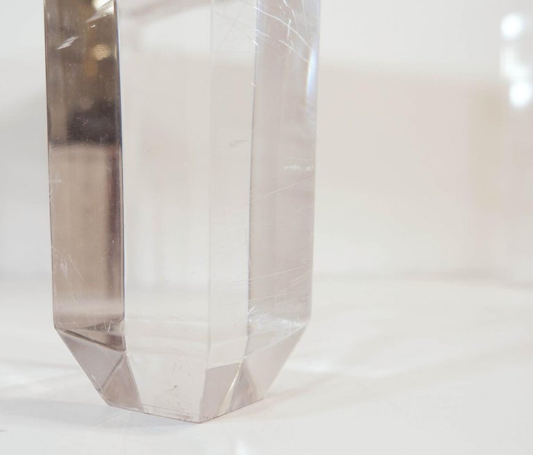 Fabian Art Acrylic Game Table, Italy 1980s For Sale at 1stDibs