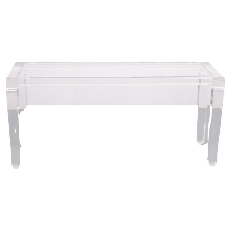 Fabianart Lucite Console Tale 1980s Italy For Sale at 1stDibs