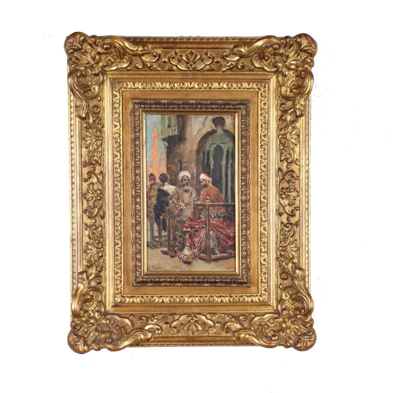 Fabio Fabbi - Arabic coffee, late XIXth century at 1stDibs