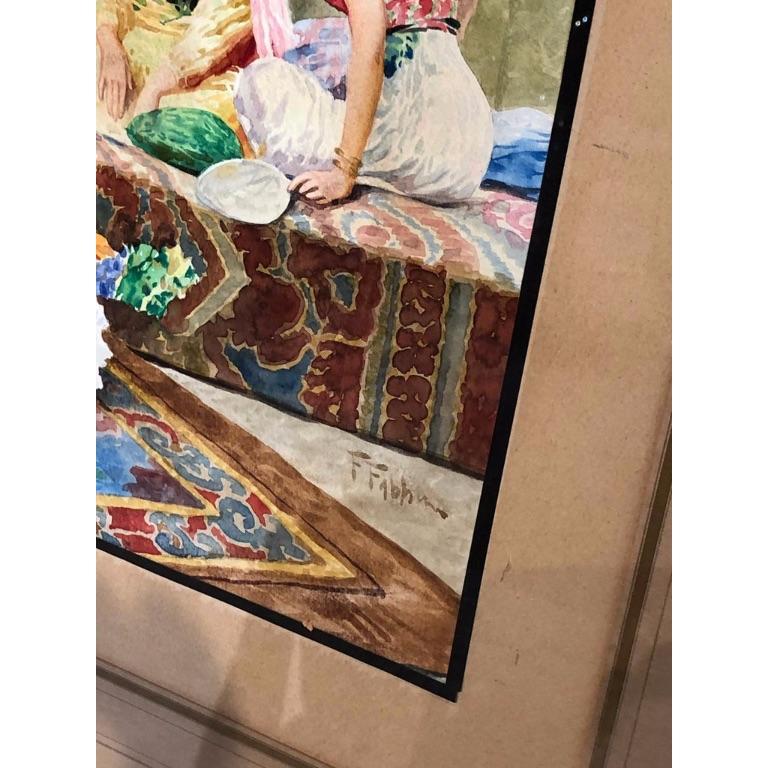 Fabio Fabbi - Fabio Fabbi ‘Italian, 1861-1946’ Pair of Orientalist ...