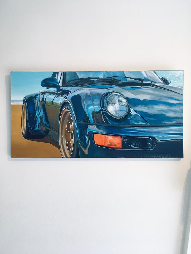 Fabriano - Santa Barbara - American automobile car oil painting ...
