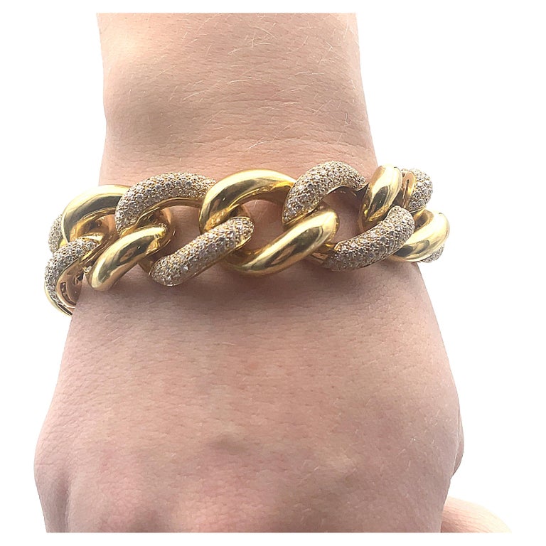 Fabulous Diamond Curb Bracelet by Zydo at 1stDibs