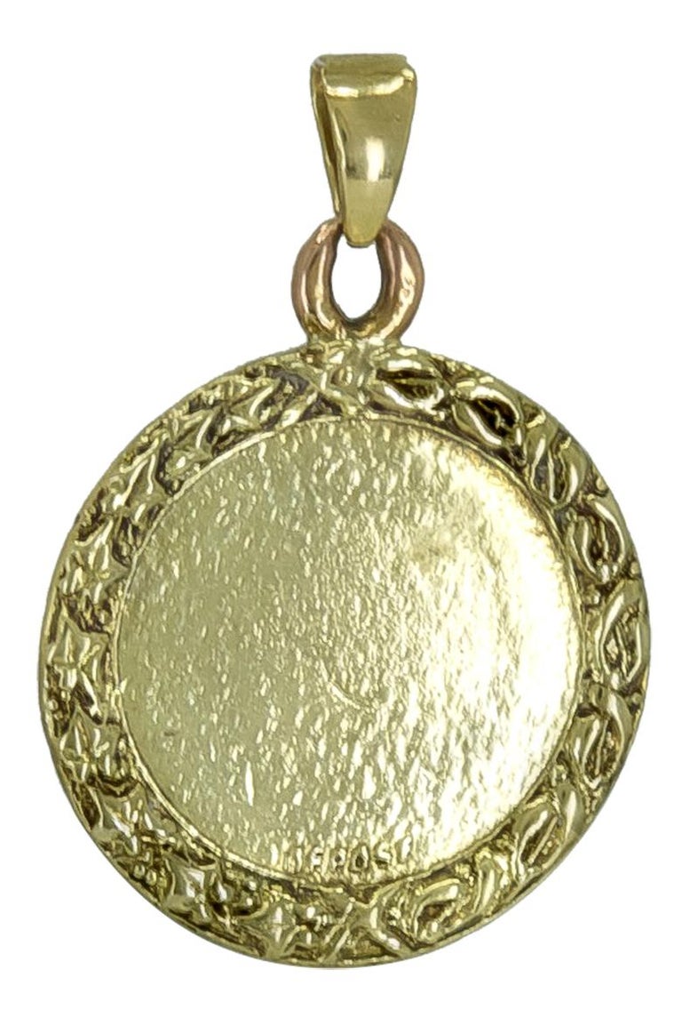 Fabulous French Gold Enamel Ladybug Luck/Happiness Charm at 1stDibs