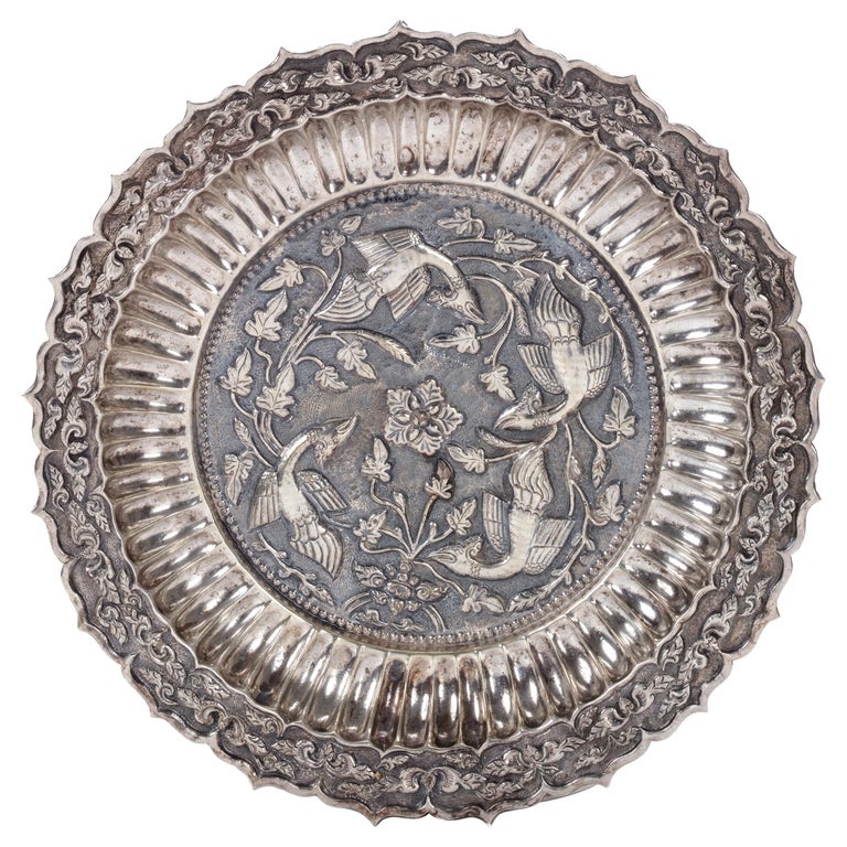 Fabulous Indonesian Yogya-Silver Plate For Sale at 1stDibs
