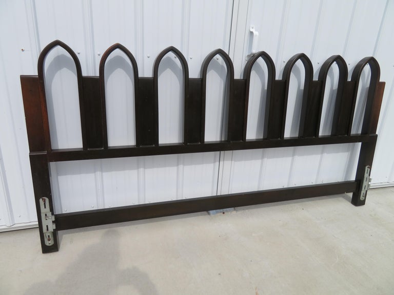 Fabulous Kingsize Cathedral style Headboard by Harvey Probber Mid ...