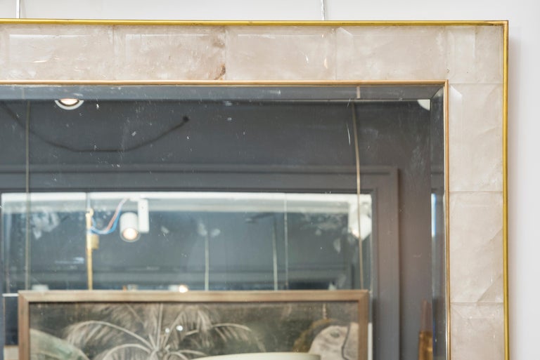 Rock crystal Mirror by Studio Glustin For Sale at 1stDibs