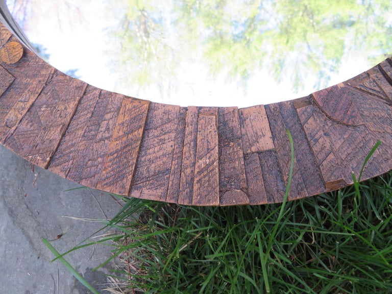 Fabulous Pair of Brutalist Arched Pueblo by Lane Mirrors Mid-Century ...