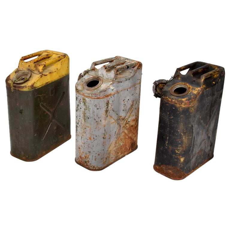 Fabulous Vintage Industrial Collectible US Military WWII Fuel Gas Tanks ...