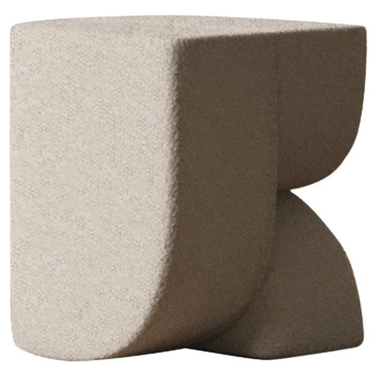 Face Pouf Beige by Hermhaus For Sale at 1stDibs