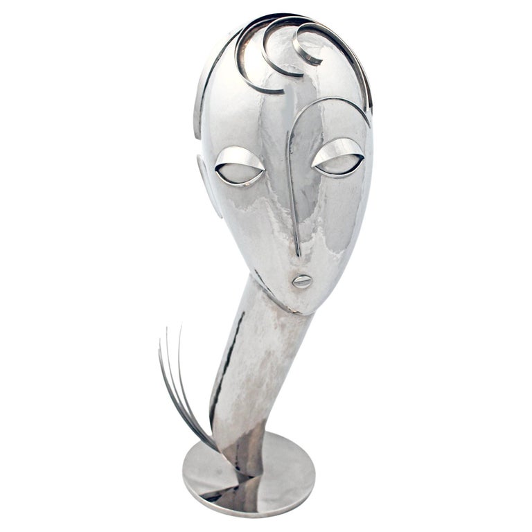 Face Sculpture by Hagenauer, Franz at 1stDibs
