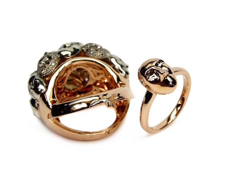 Faces Ring in a Ring For Sale at 1stDibs | the ring faces