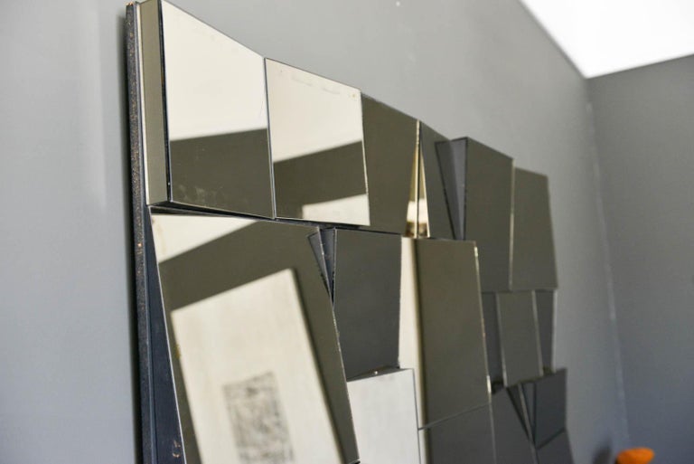 Faceted 'Slopes Mirror' by Neal Small, circa 1970 at 1stDibs