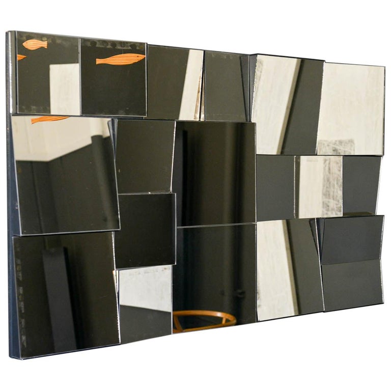 Faceted 'Slopes Mirror' by Neal Small, circa 1970 at 1stDibs