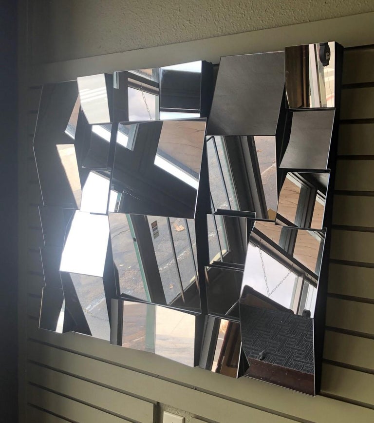 Faceted "Slopes" Mirror in the Style of Neal Small at 1stDibs | neal ...