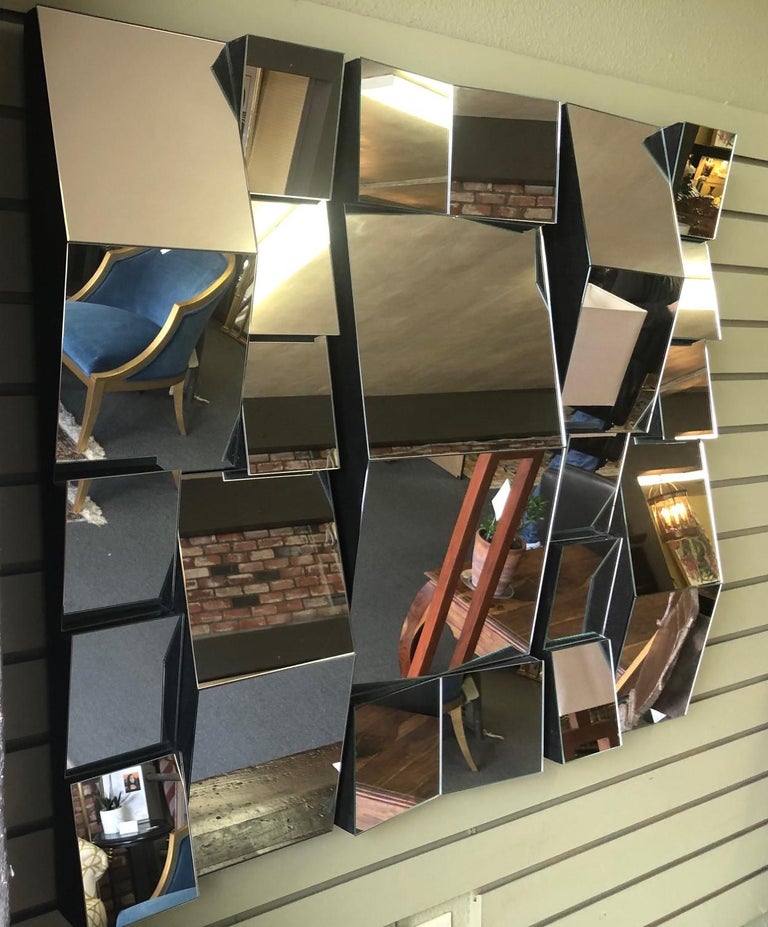 Faceted "Slopes" Mirror in the Style of Neal Small at 1stDibs | neal ...