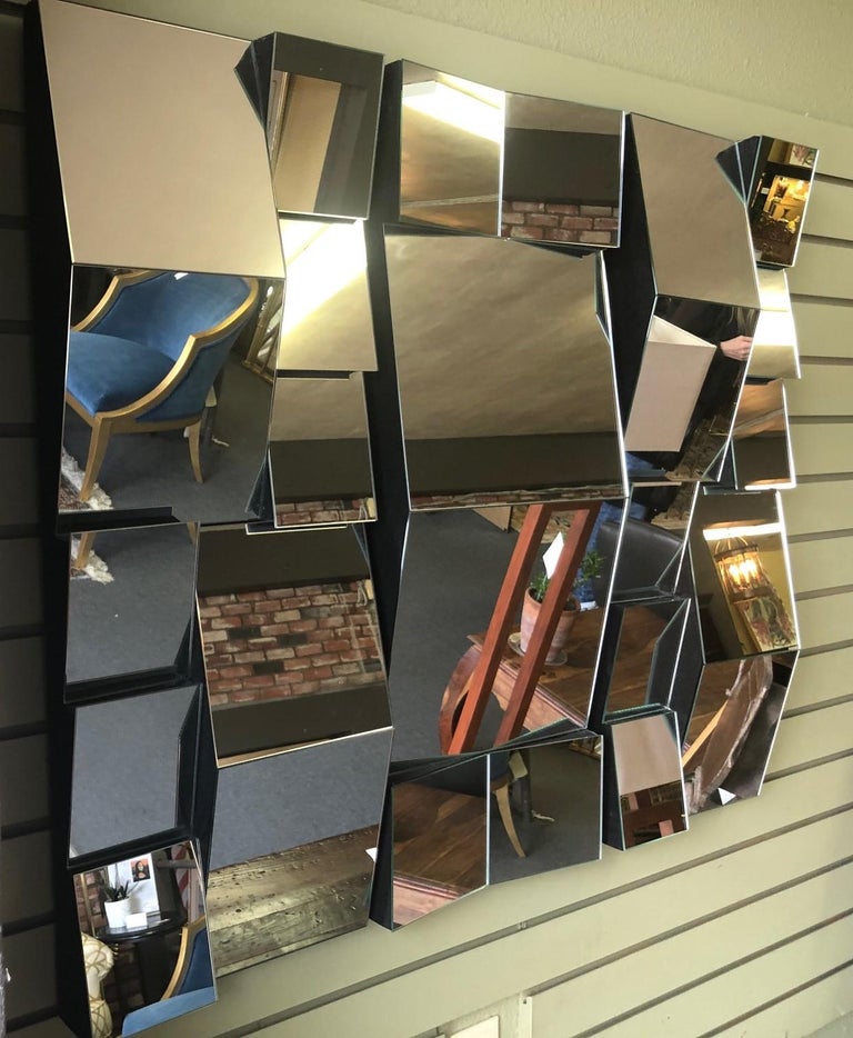 Faceted "Slopes" Mirror in the Style of Neal Small at 1stDibs | neal ...
