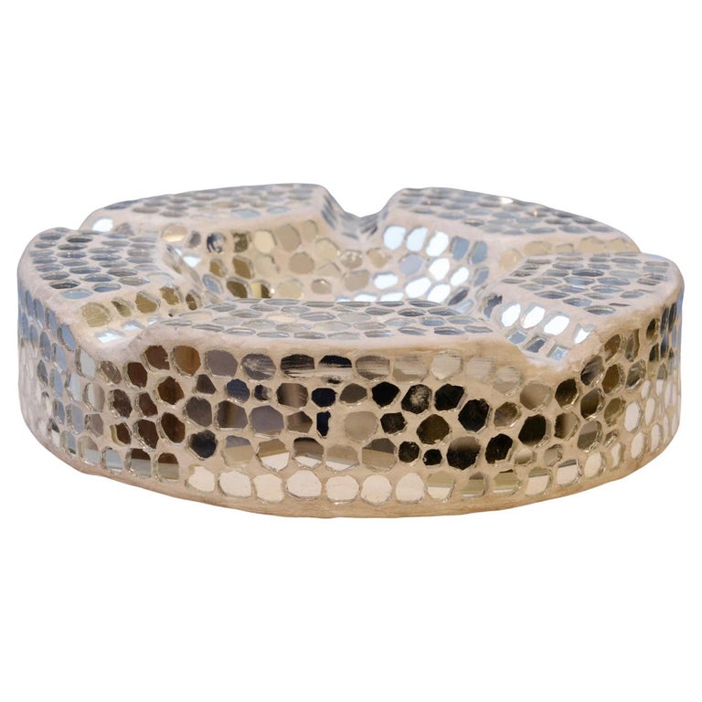 Facets Clear Ashtray For Sale at 1stDibs