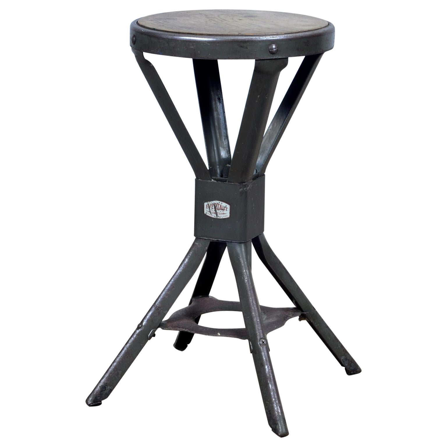 Factory Stool Manufactured by Evertaut, 1950s at 1stDibs