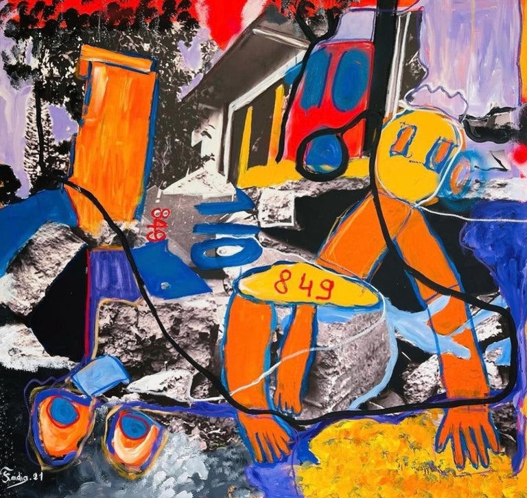 Fadia Attieh - Saturday 8:49 am after the earthquake For Sale at 1stDibs