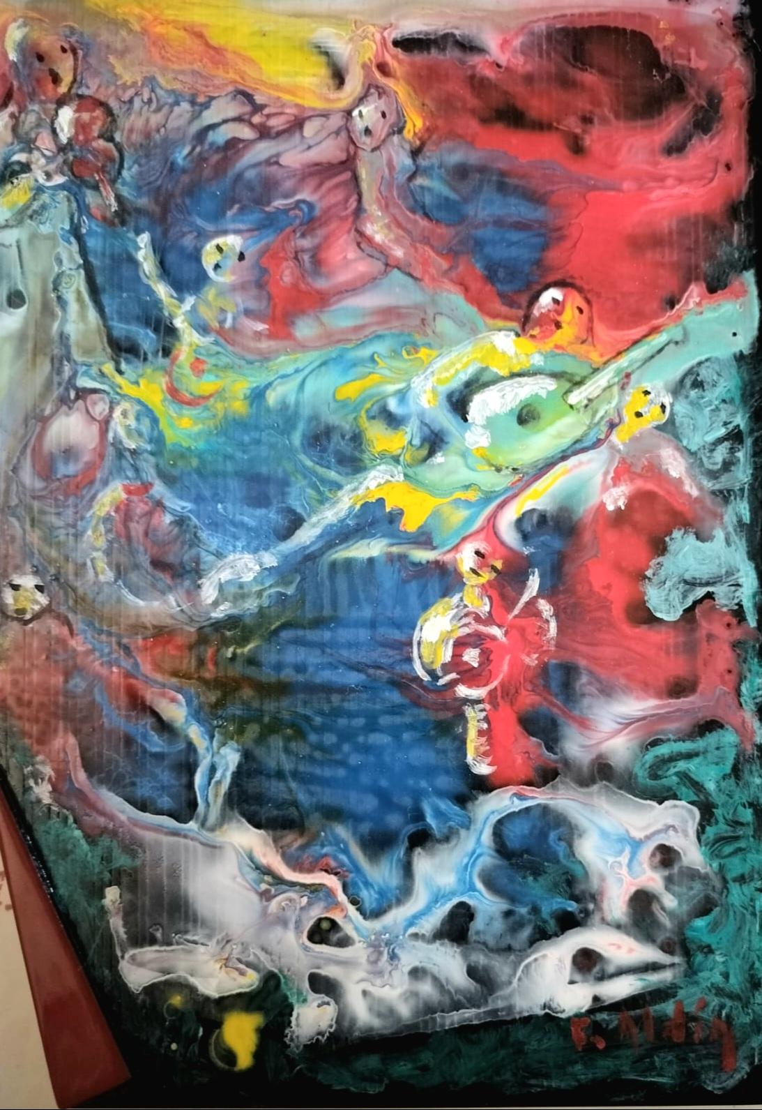 Fahri Aldin - Gorgeous, Unique, One of a Kind, Painting by Renowned ...