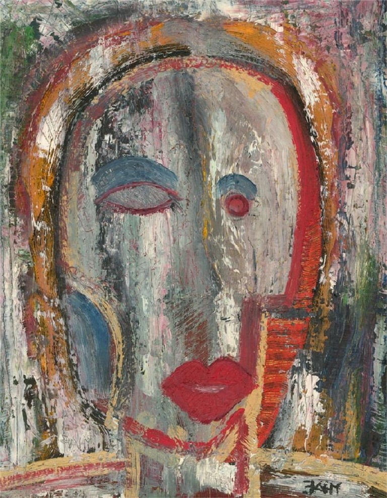 Fahy - Fahy - 2001 Oil, Untitled Head For Sale at 1stDibs