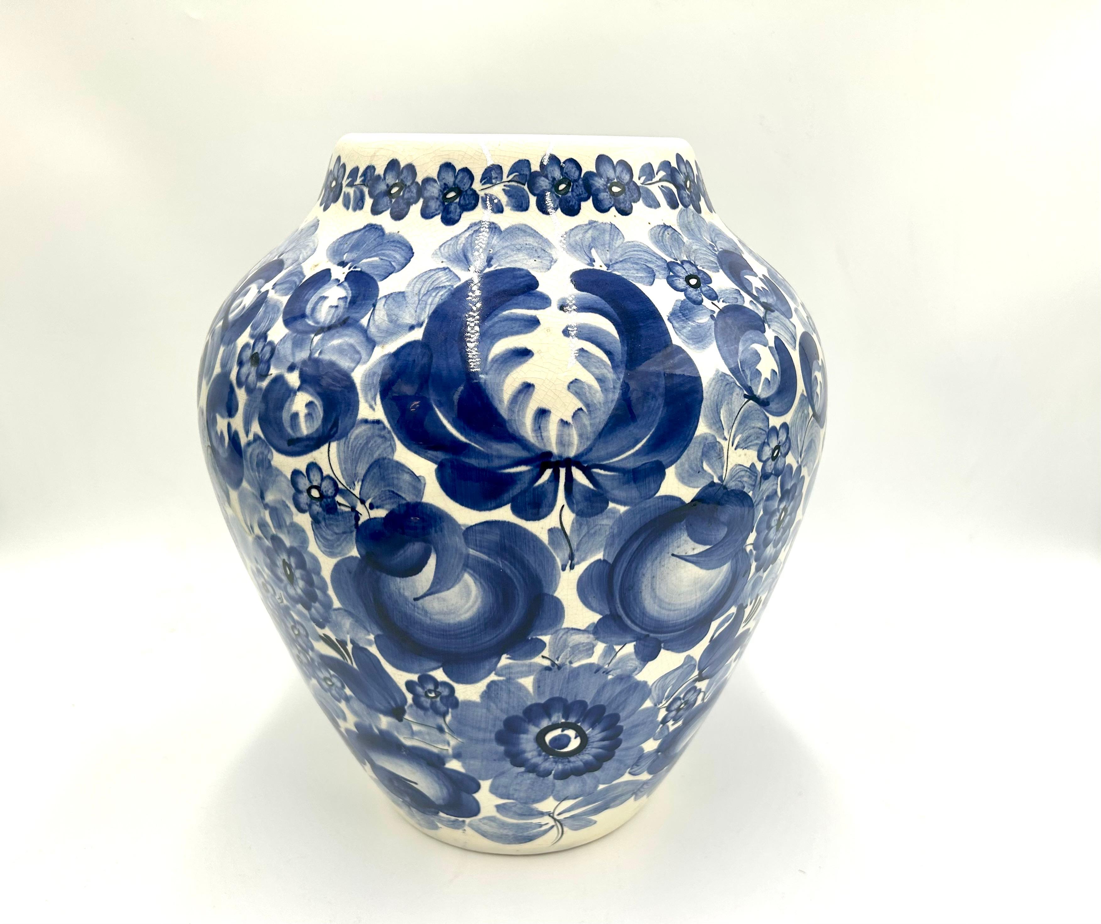 Faience Vase, Włocławek, Poland, 1960s For Sale at 1stDibs