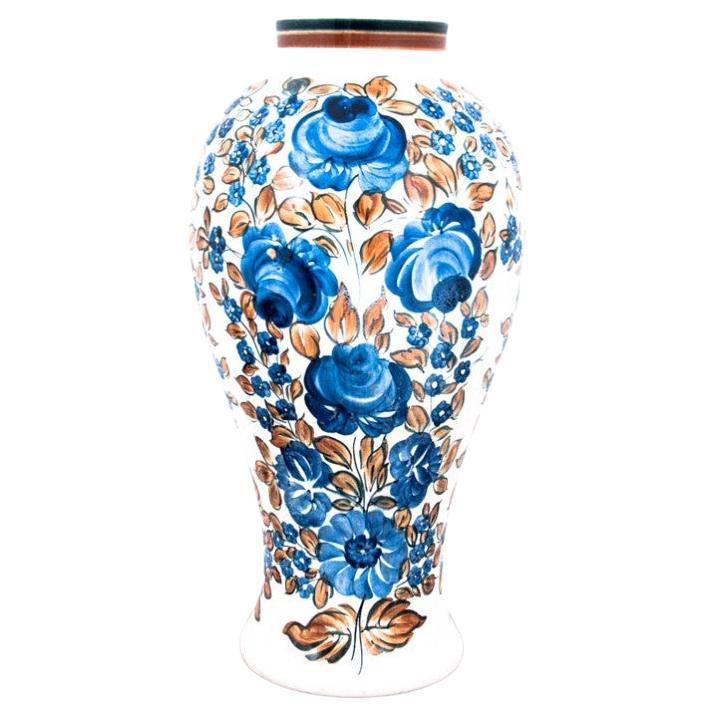 Faience Vase, Włocławek, Poland, 1960s For Sale at 1stDibs