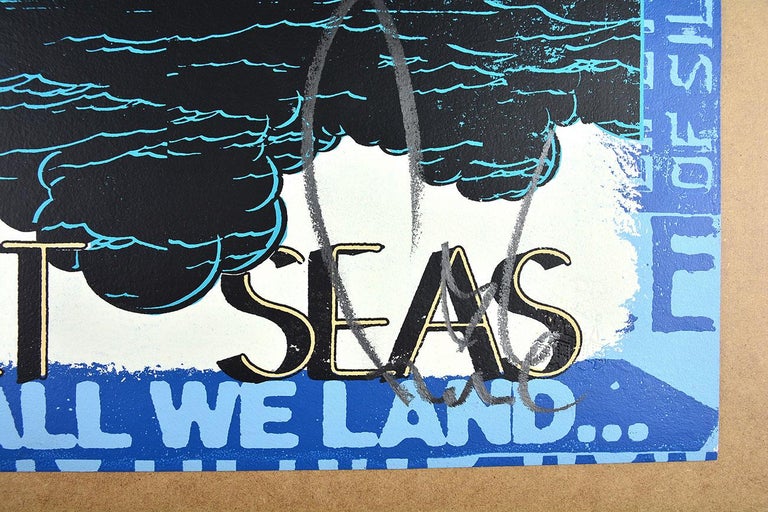 Faile - FAILE: Secret Seas - silkscreen with hand-painted acrylic. Pop ...