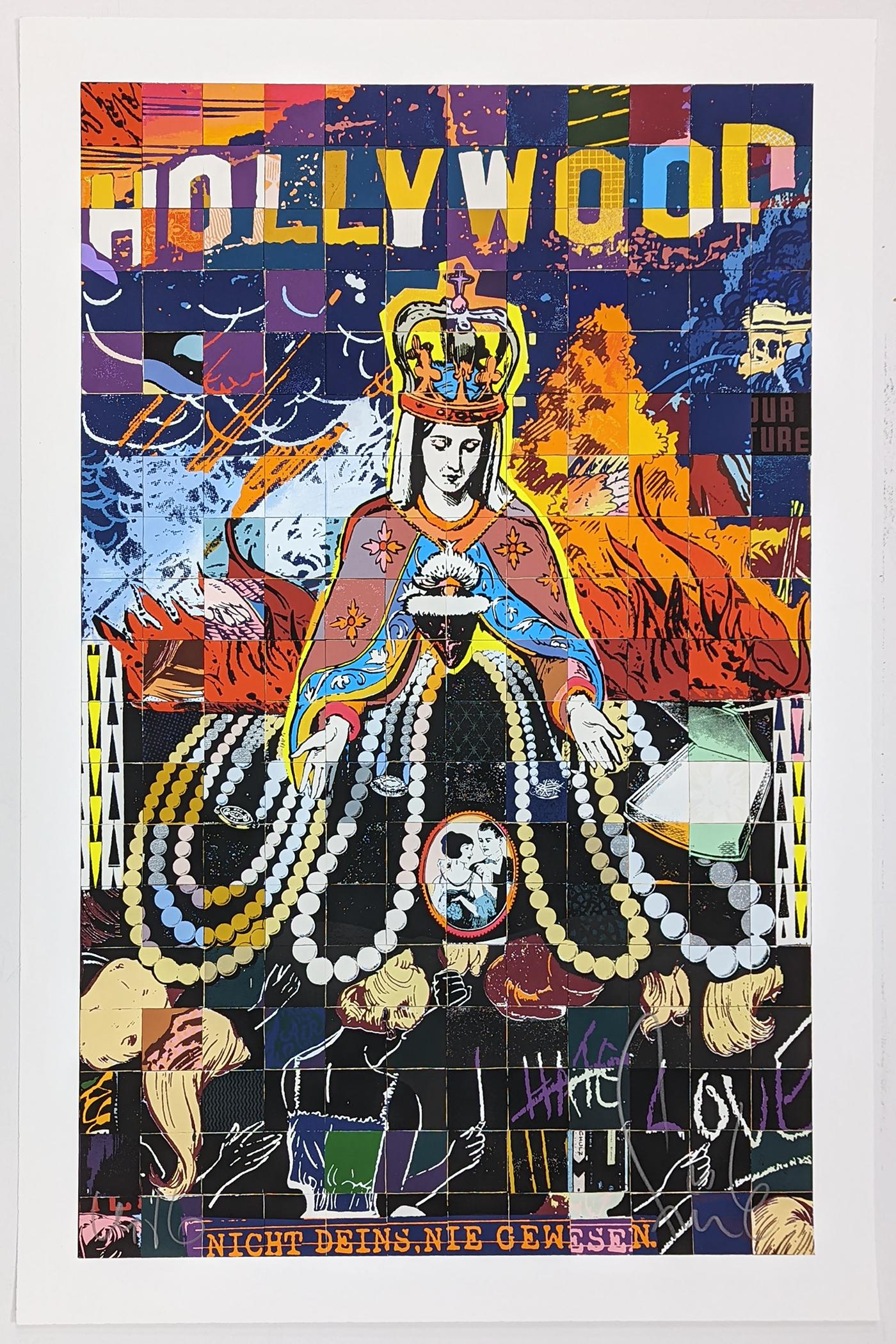 Faile - FAILE: Secret Seas - silkscreen with hand-painted acrylic. Pop ...