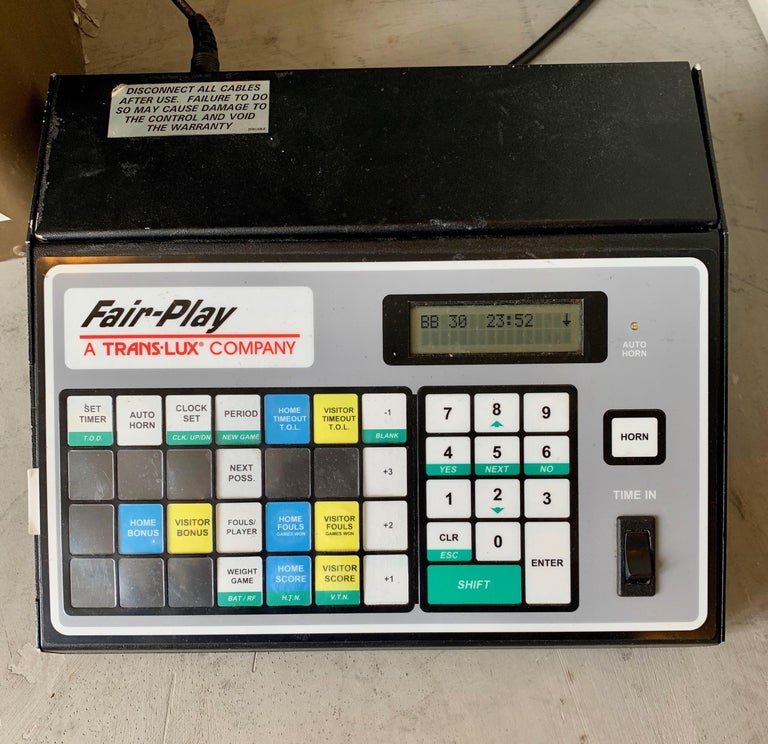 Fair Play 1970s Basketball Scoreboard at 1stDibs