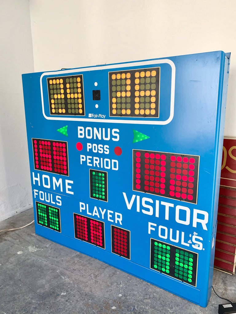 Fair Play 1970s Basketball Scoreboards at 1stDibs | fair play shot ...