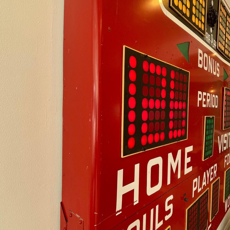 Fair Play Basketball Scoreboard, 1980s at 1stDibs