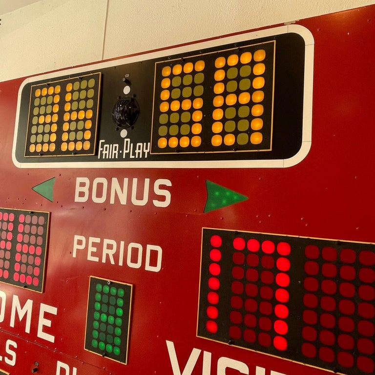 Fair Play Basketball Scoreboard, 1980s at 1stDibs