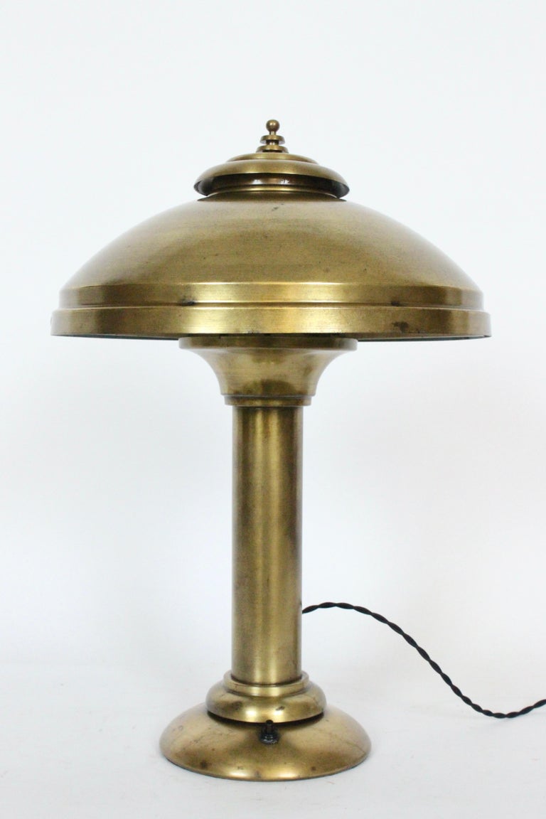 Fairies Mfg. Co. Brass Cantilever Desk Lamp, 1920s For Sale at 1stDibs