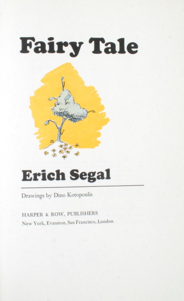 "Fairy Tale" by Erich Segal, Signed First Edition at 1stDibs